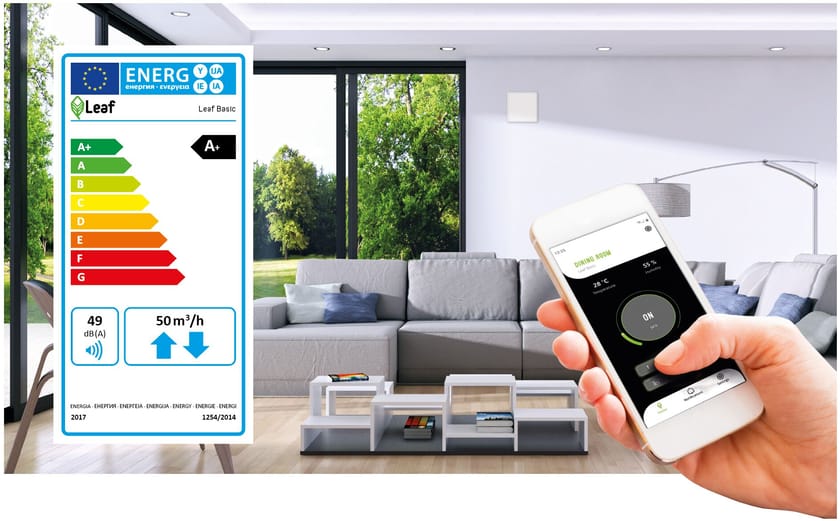 LEAF BASIC Mechanical forced ventilation system By Redi
