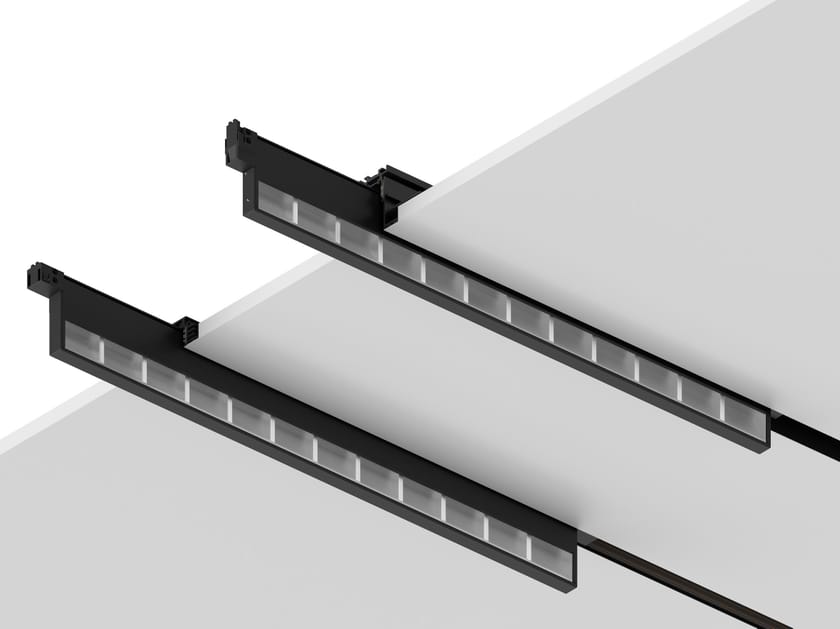 INCLINE 48 V WALL WASHER LED aluminium track-Light By Reggiani