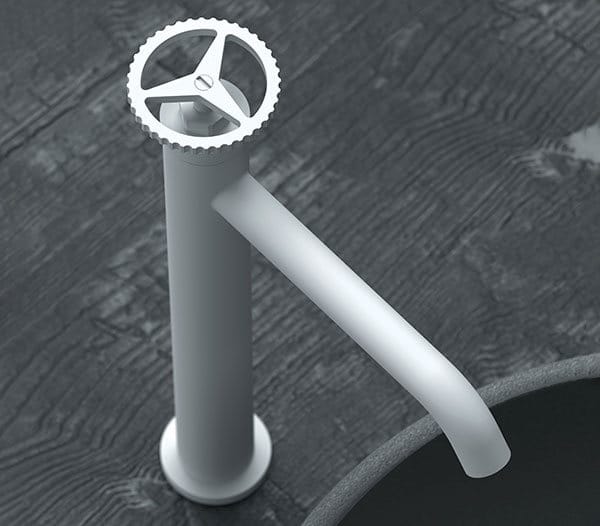 CHRONO High single handle countertop washbasin mixer By Remer Rubinetterie