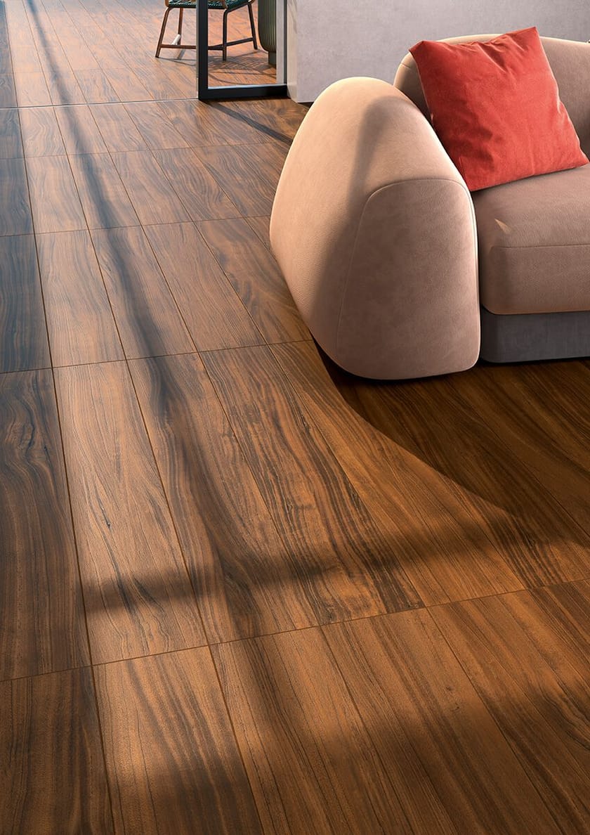 DIBETOU Porcelain stoneware wall/floor tiles with wood effect By Revigrés