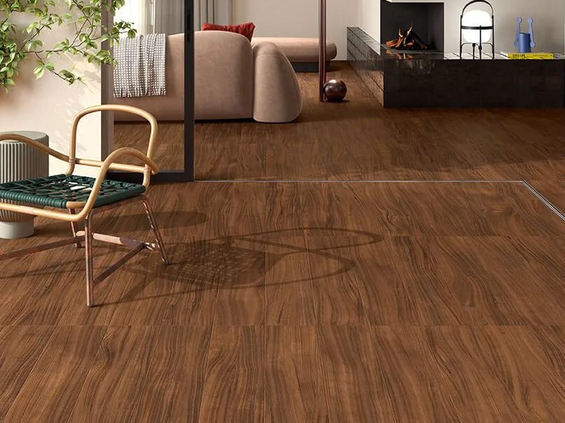 DIBETOU Porcelain stoneware wall/floor tiles with wood effect By Revigrés
