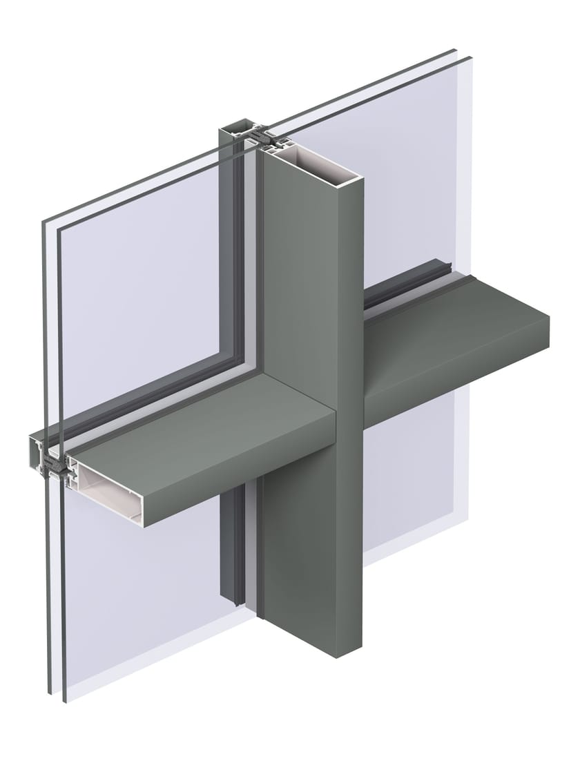 SLIMWALL 35 Continuous facade system By Reynaers Aluminium