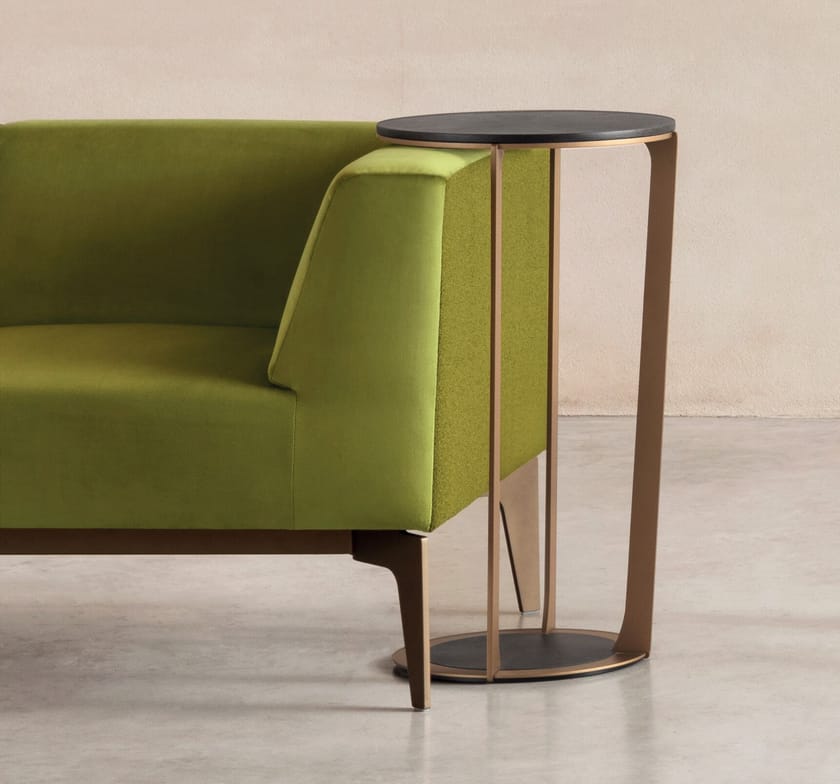 MODULA 4 seater fabric sofa By Riccardo Rivoli