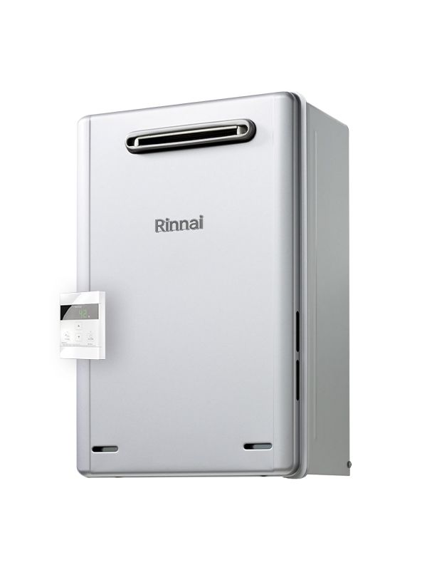 INFINITY 16e Outdoor Gas water heater for households By Rinnai Italia