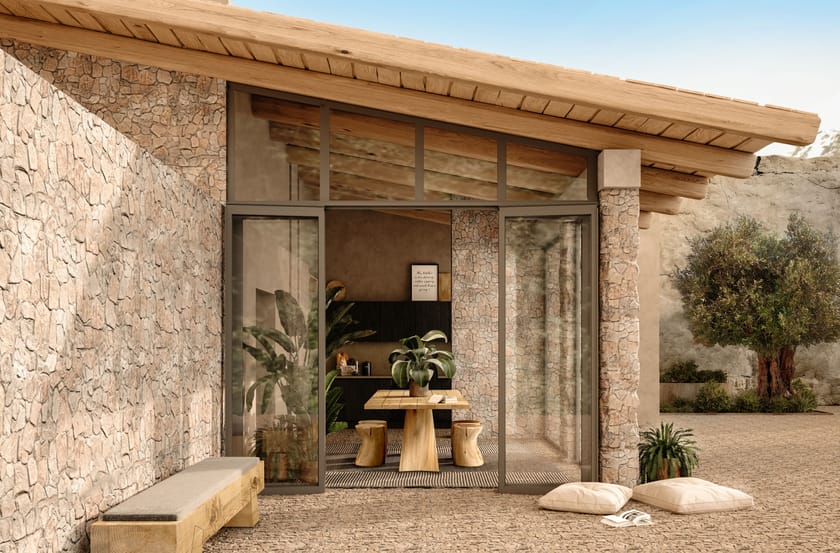 SOLID SWING OUTDOOR 桌子 By Riva 1920