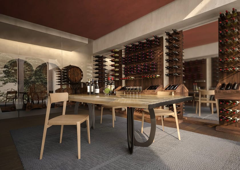 WINE WALLY Bottle rack By Riva 1920