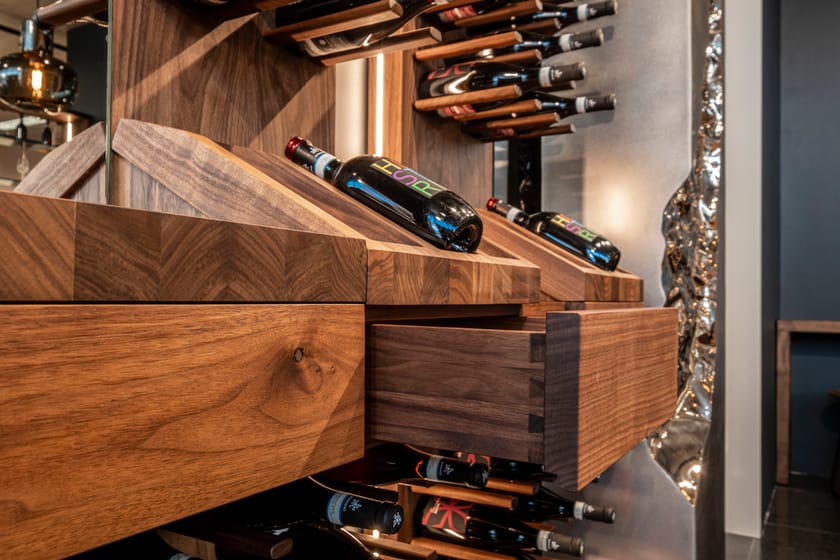 WINE WALLY Bottle rack By Riva 1920