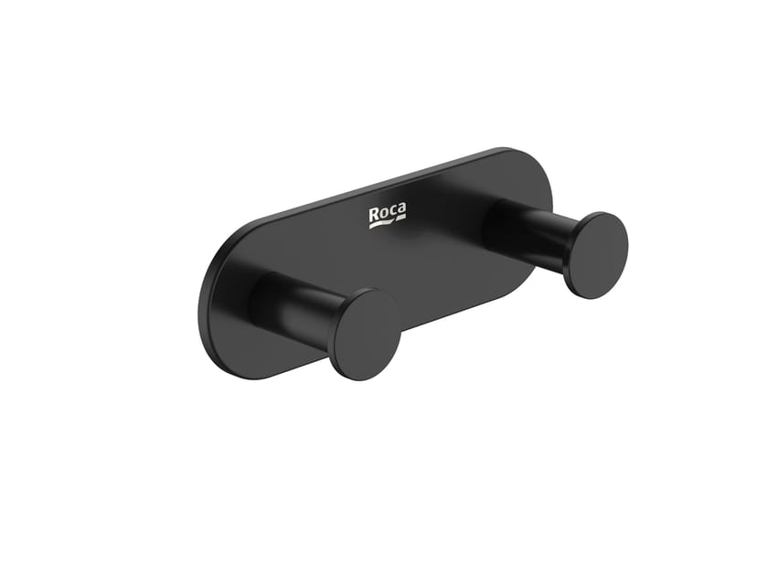 ROUND 817571..0 Double metal robe hook By Roca