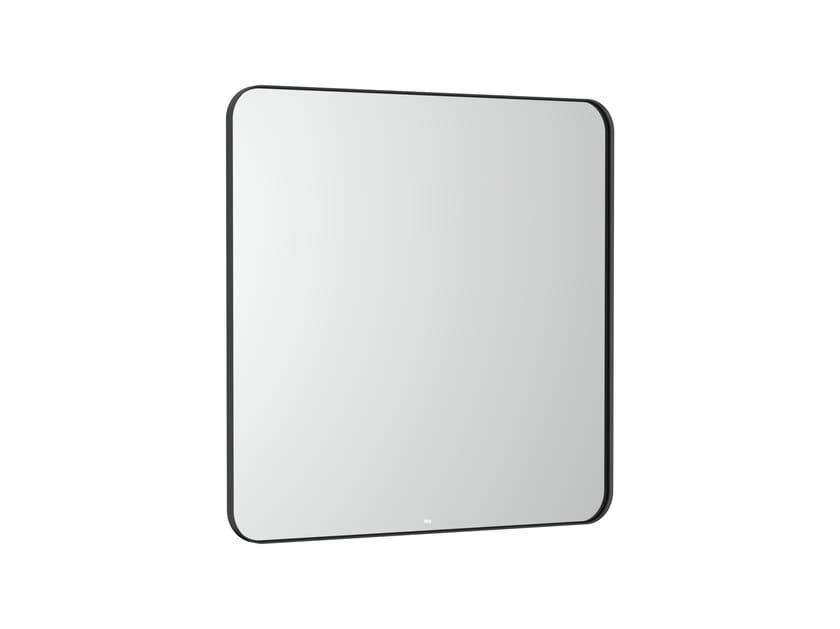 LUNA 812422000 Square wall-mounted mirror with integrated lighting By Roca