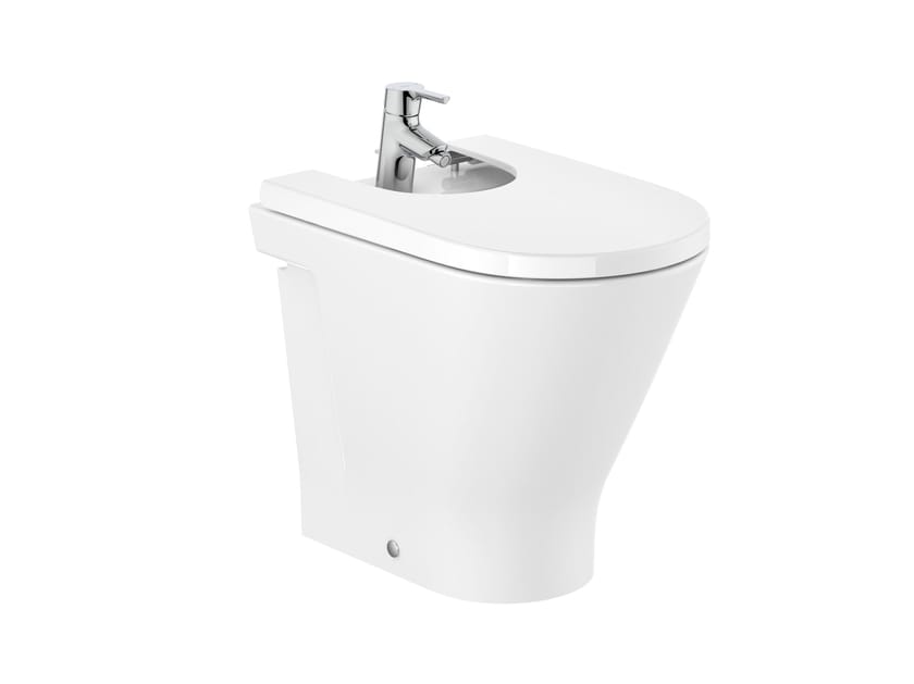 ROUND 3570N9..0 Floor mounted porcelain bidet By Roca