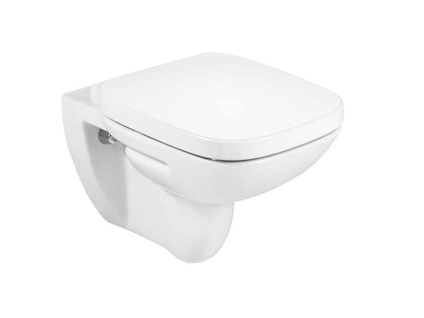 SQUARE 346997..0 Wall-hung porcelain toilet By Roca