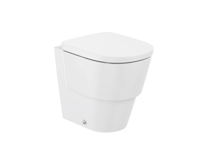 TURA 347697..0 Floor mounted rimless porcelain toilet By Roca