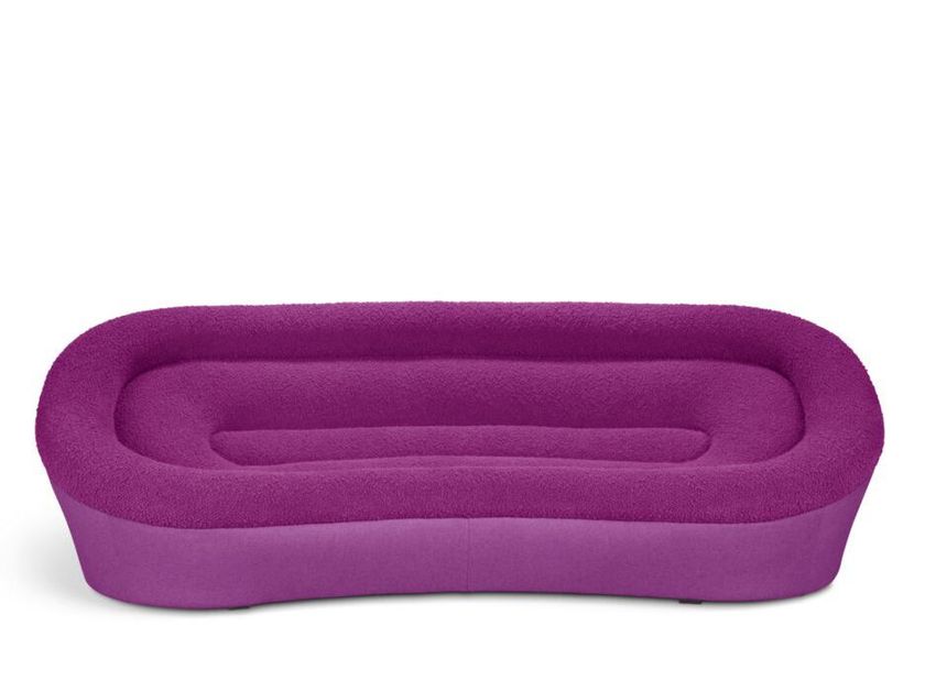 LOVE Curved 4 seater fabric sofa By Roche Bobois