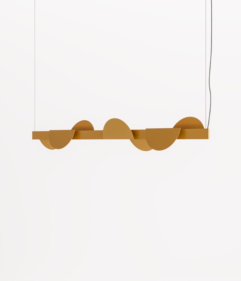 SUNDOWN MOON Lampada a sospensione a LED in metallo By Ronda Design ...