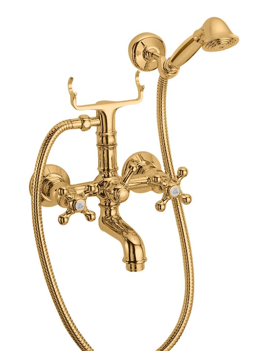 DEDRA 21002 Wall-mounted external bathtub tap with hand shower By ...
