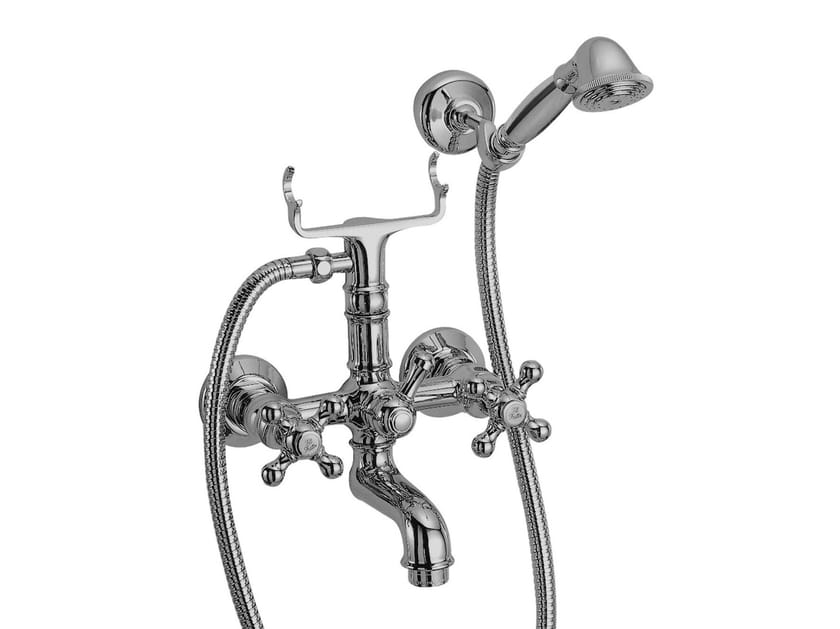 DEDRA 21002 Wall-mounted external bathtub tap with hand shower By ...