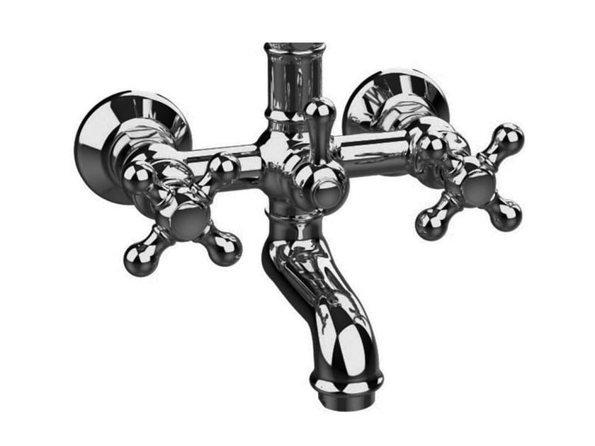 DEDRA 21000 2 hole wall-mounted external bathtub tap By Rubinetterie ...