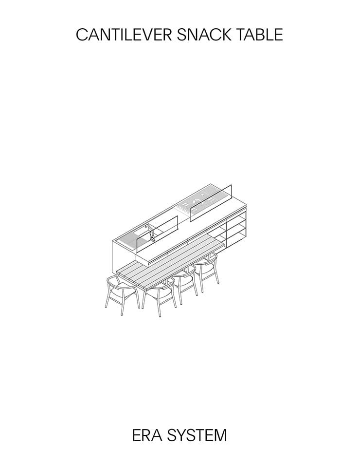 ERA SYSTEM Table By Arc linea Arredamenti | design Antonio Citterio