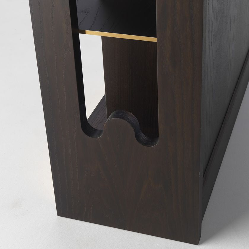 Open MDF bookcase SAGGIO Inspiration Collection By Paolo Castelli ...