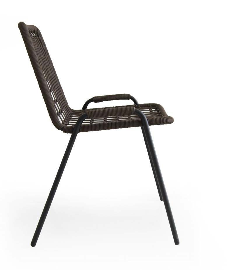 SAILOR Stackable nautical rope chair By Tonon | design Guggenbichler design