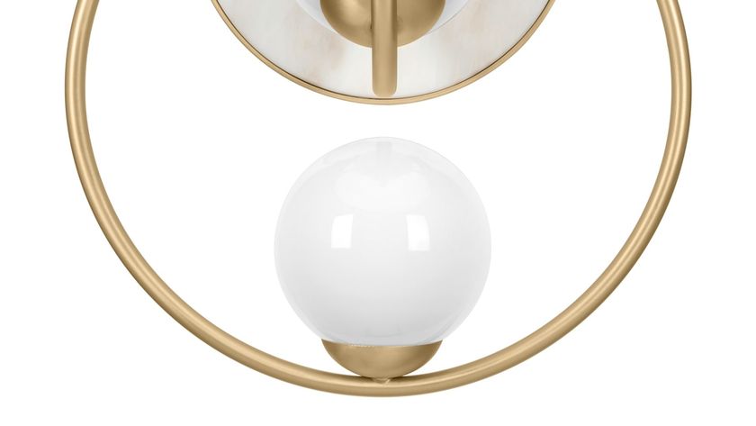 Direct light brass wall lamp SAINT MORITZ II By FRATO