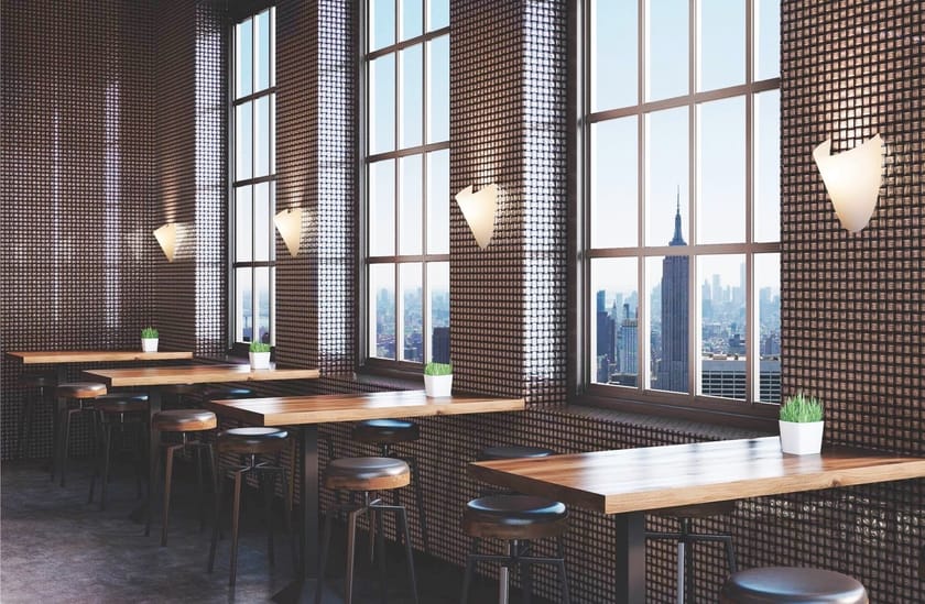 Indoor/outdoor polyurethane mosaic SALIX Textures Collection By MyMosaic