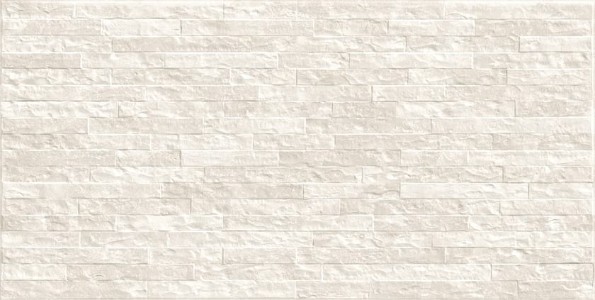 Pavimento/rivestimento in gres porcellanato effetto pietra per interni SALT STONE WHITE PURE ...