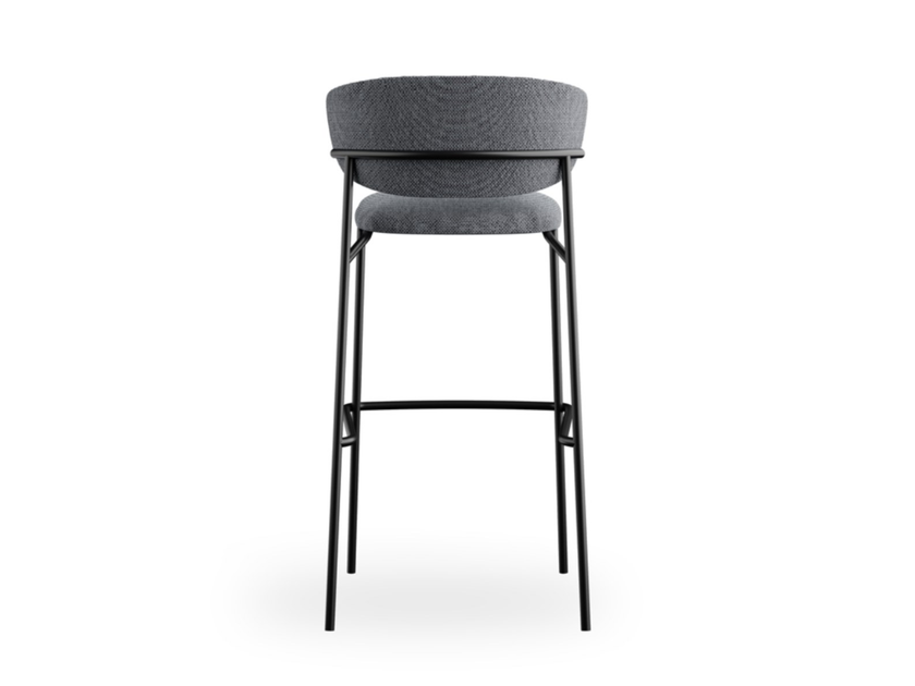 SAMURAI High fabric stool with back By ROSSIN | design Archirivolto ...