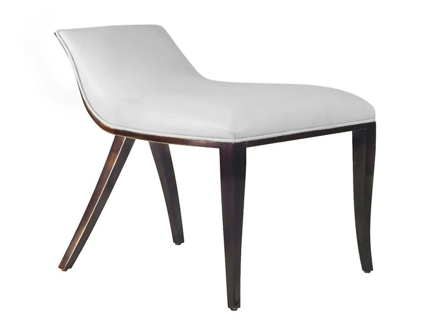 SANDY Low velvet stool By Gentry Home