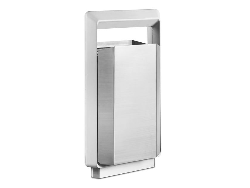Plate litter bin with lid SBIN By Metalco design Indio Da Costa AUDT