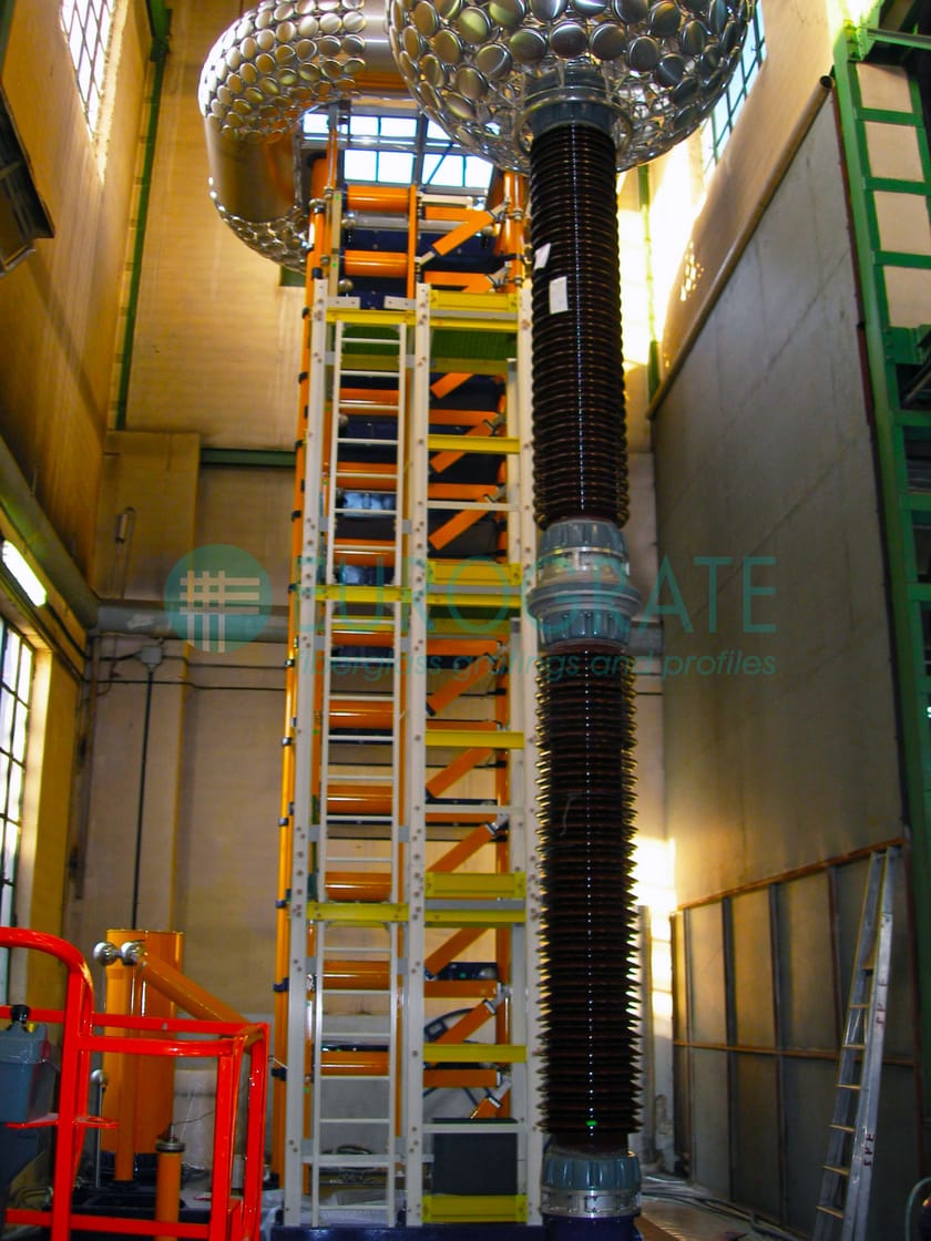 GRP (FIBREGLASS) FIXED VERTICAL LADDERS Fiberglass Industrial safety ...