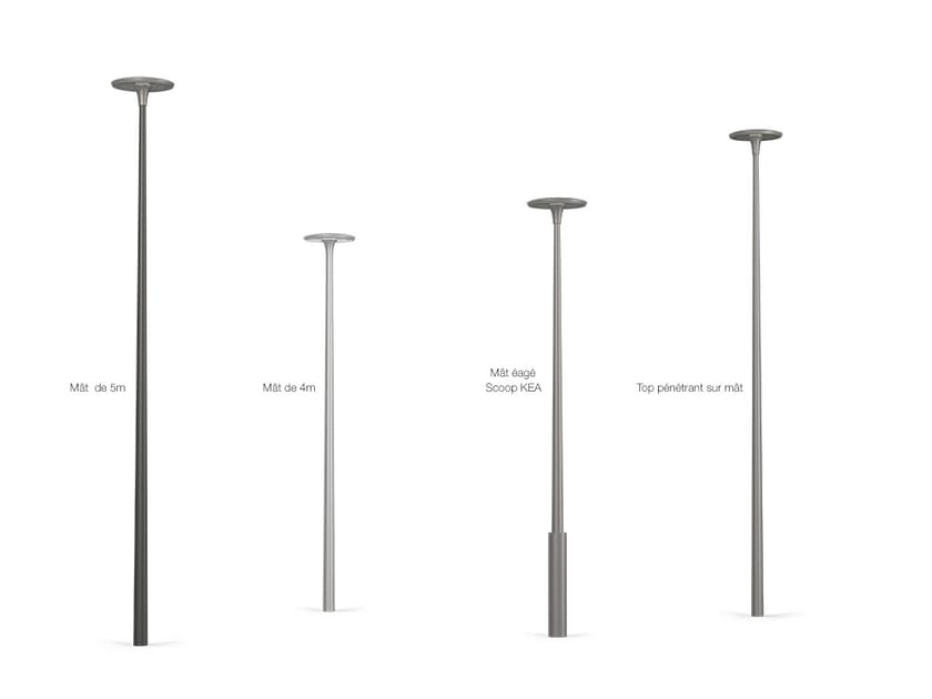 LED aluminium street lamp SCOOP By GHM-ECLATEC