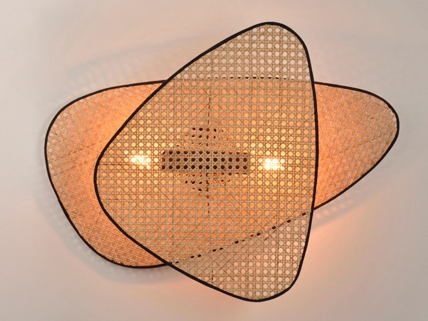 Vienna straw wall light SCREEN 2L By Market Set