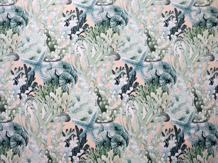 Washable polyester fabric SEALIFE VELVET By Aldeco