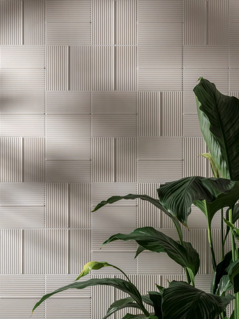 Revestimiento de pared 3D de gres porcelánico SEGMENTS By DECORATORI ...