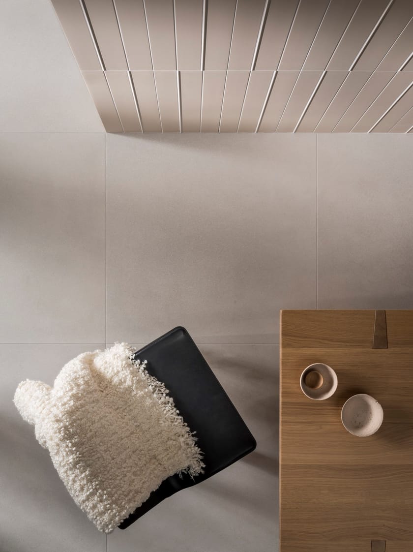 Revestimiento de pared 3D de gres porcelánico SEGMENTS By DECORATORI ...