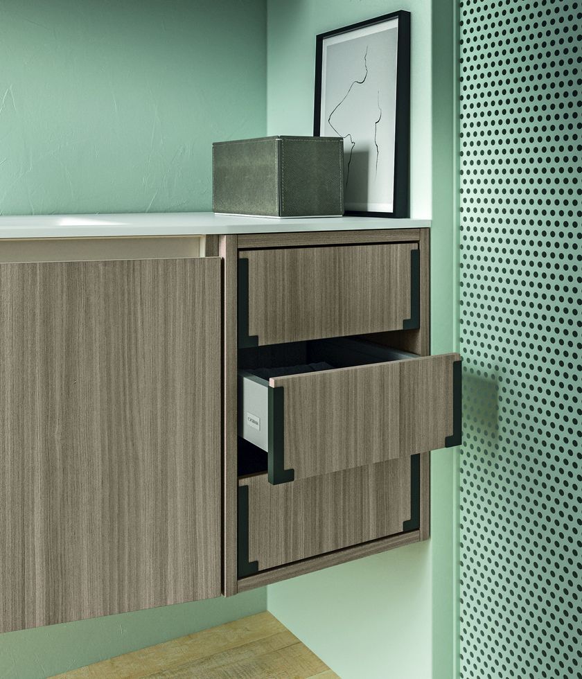 SEGNO | Mobile lavabo in nobilitato Collezione Segno By Cerasa