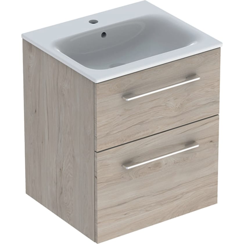 Mobile lavabo sospeso con cassetti SELNOVA SQUARE | Mobile lavabo - Geberit