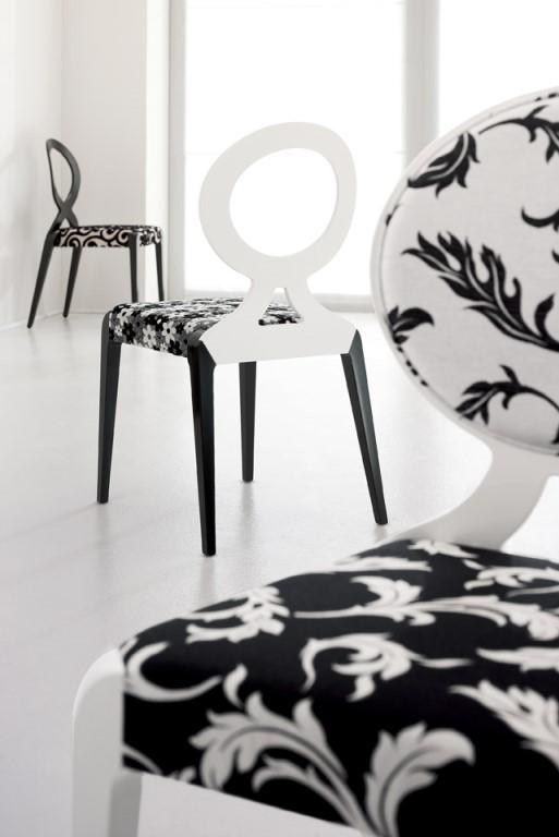 SENDY Medallion stackable fabric chair By Cizeta | design Ciani Design