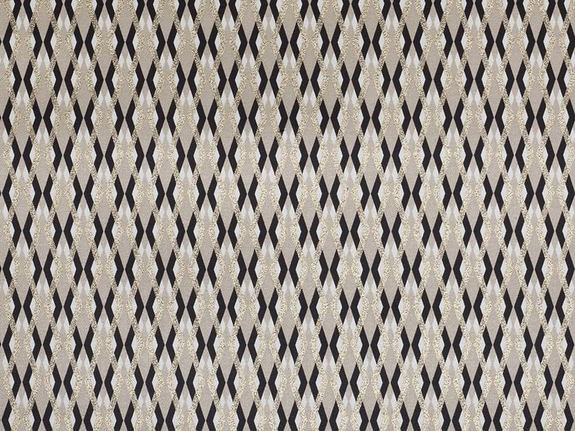 SERPENTINO Cotton fabric with graphic pattern By Dedar