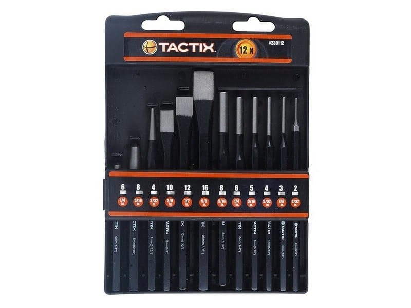 SET SCALPELLI E PUNTERUOLI 12 PCS By KAPRIOL TACTIX