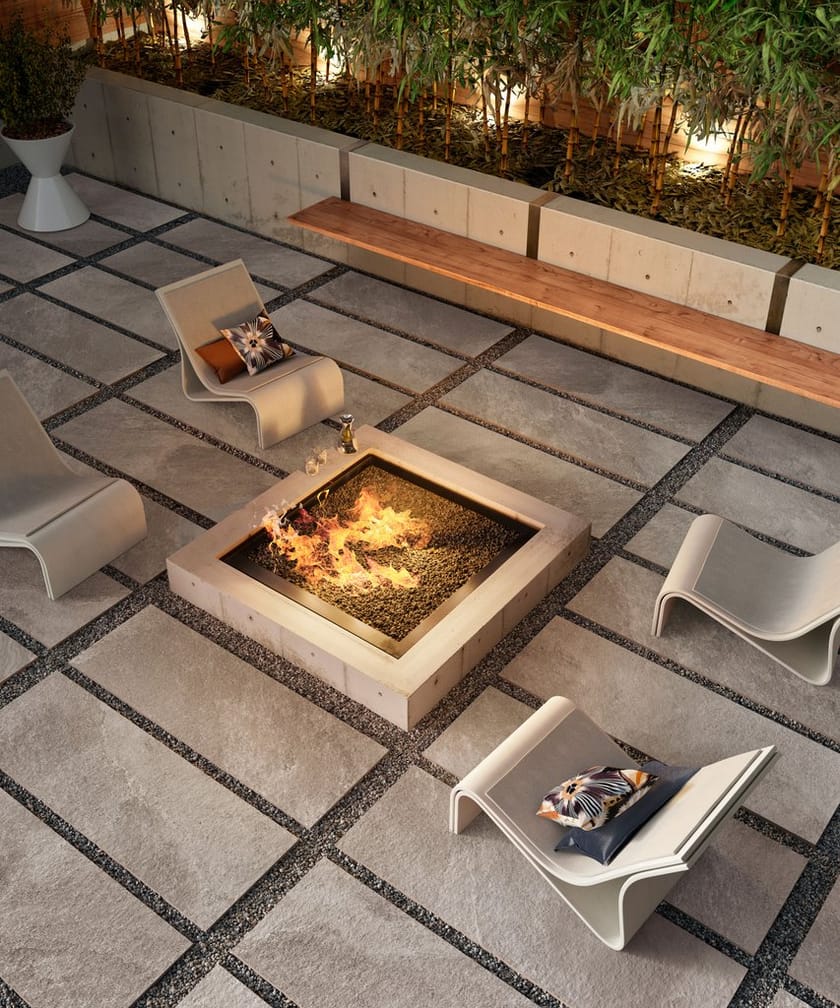 Pavimento/rivestimento in gres porcellanato effetto pietra SHADESTONE ...