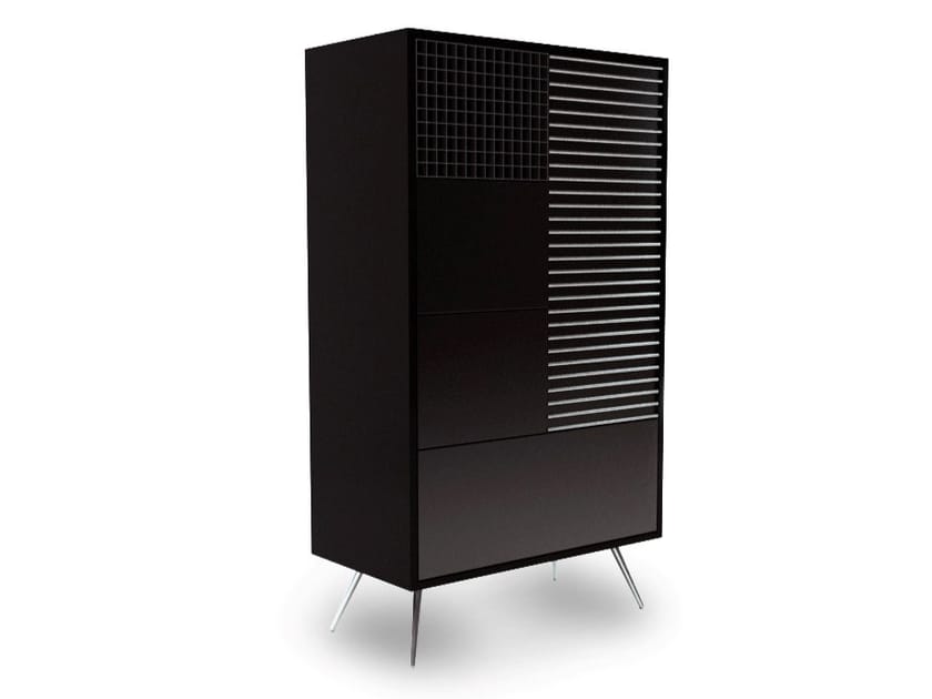 SHADOW Wooden highboard with doors By Cobermaster Concept
