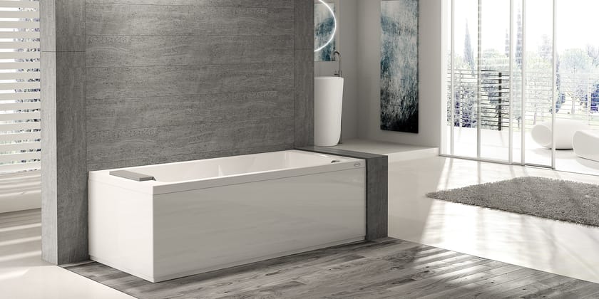 Whirlpool built-in bathtub SHARP 75 By Jacuzzi® design Carlo Urbinati