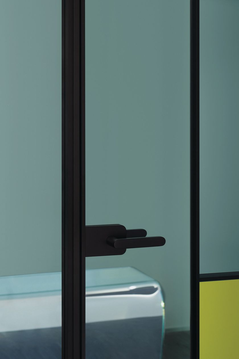 SHERAZADE DOUBLE SWING SLIM JAMBS door By Glas Italia design Piero Lissoni
