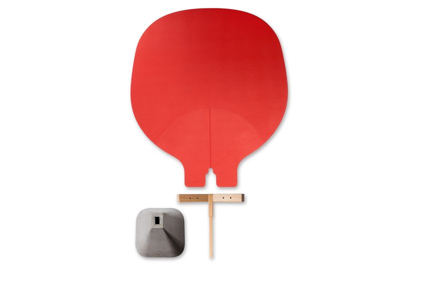 Mobile freestanding felt office screen SHIELD By True Design design ...