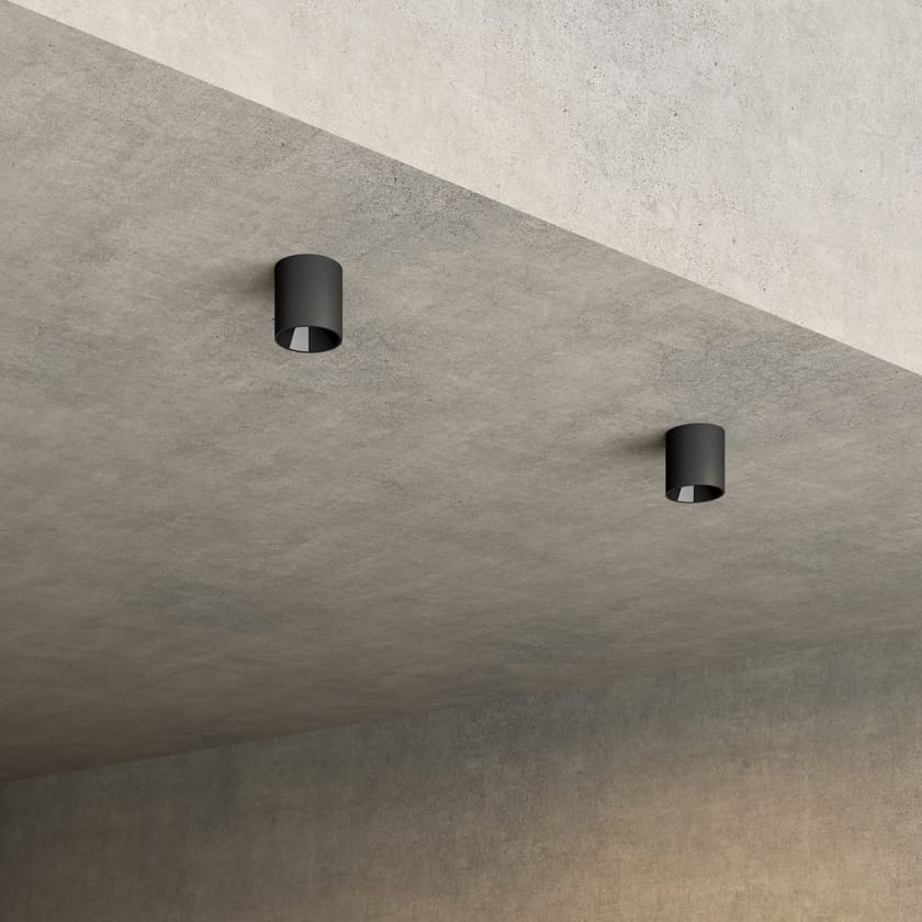 LED round ceiling aluminium spotlight SHOT LIGHT M SURFACE By Arkoslight