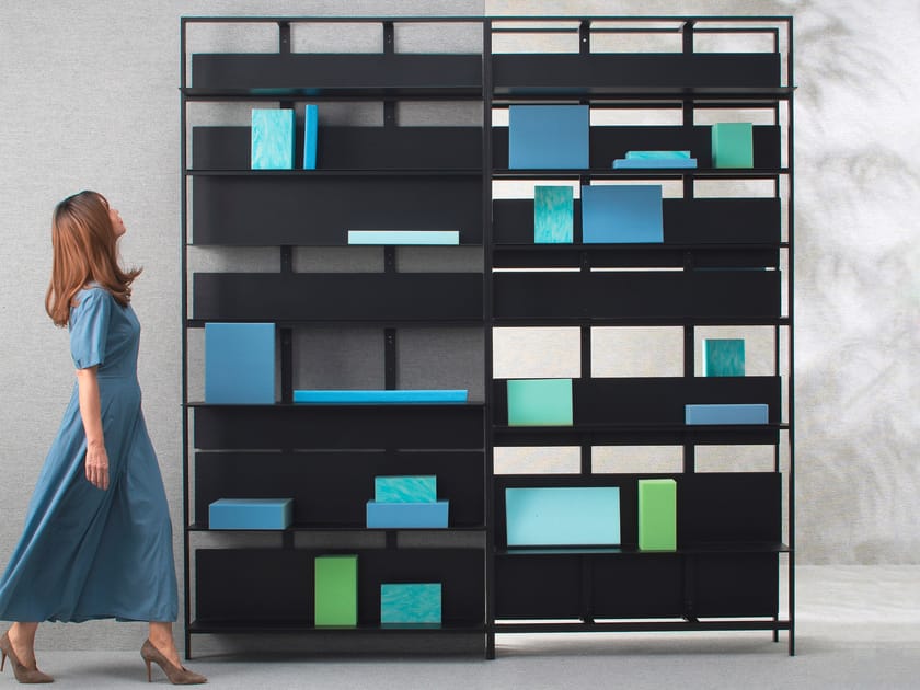 SHTEF Freestanding aluminium bookcase By prostoria | design Grupa ...