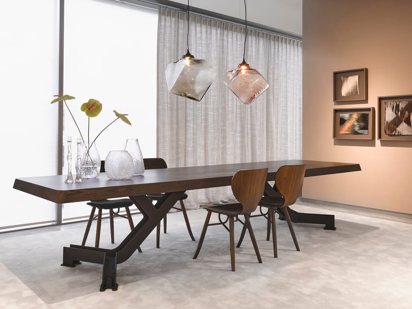 SICILIAN Rectangular solid wood dining table By Linteloo | design ...