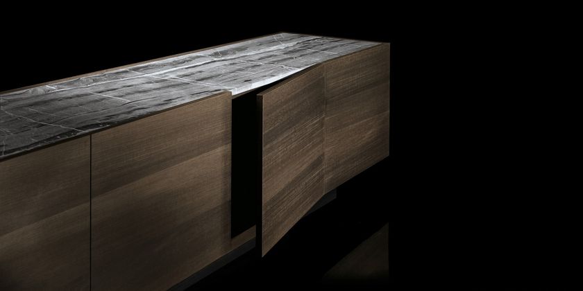 SIDE-X Buffet de madeira maciça com portas By Henge | design Massimo ...